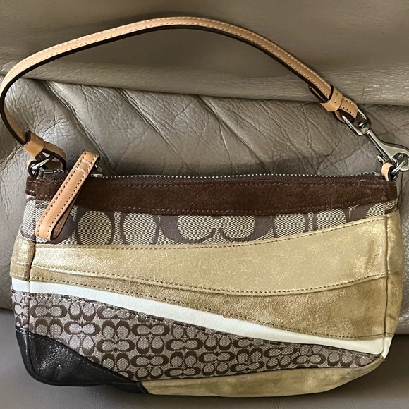 Coach | Bags | Vintage Coach Legacy Mini Patchwork Leather Purse | Poshmark